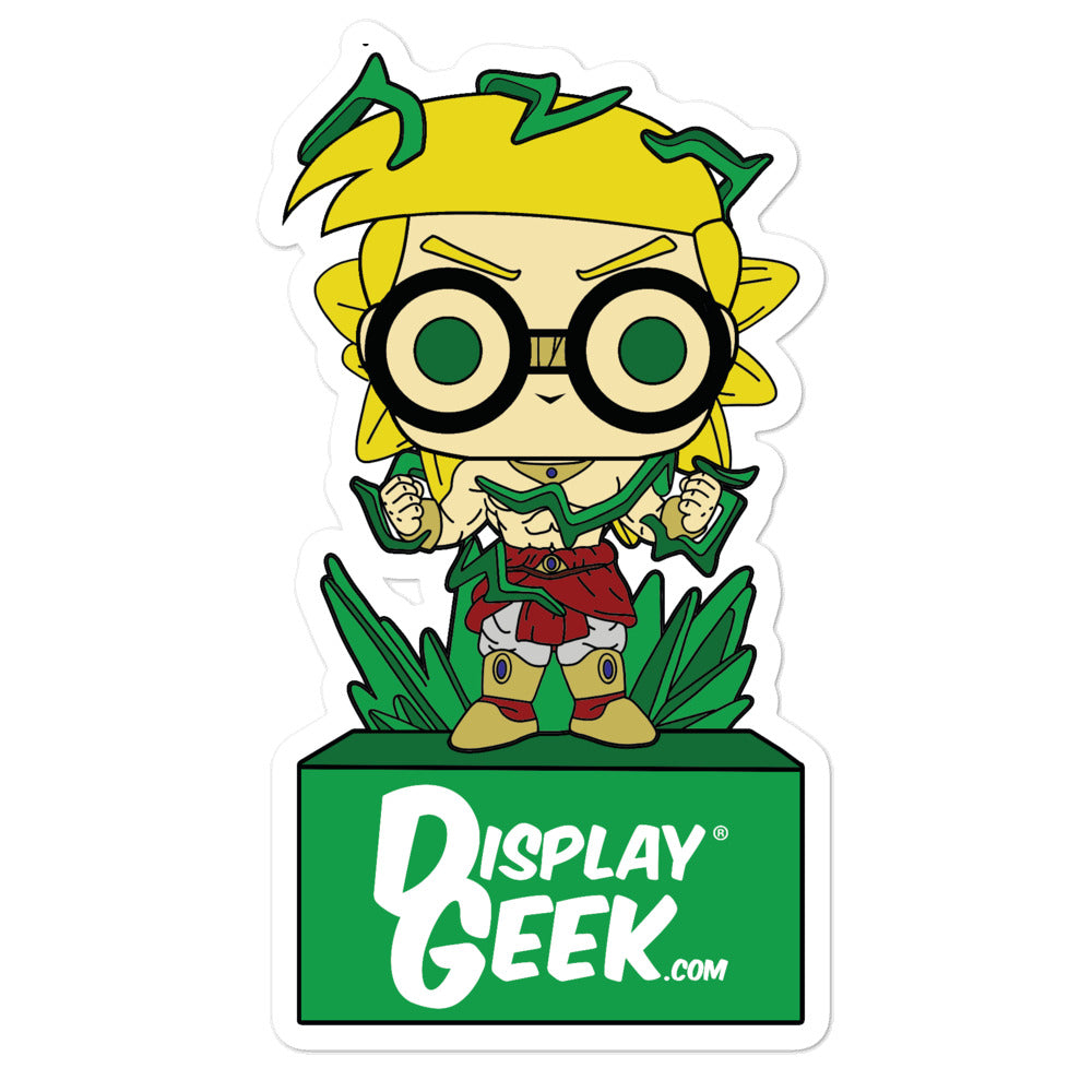Broly Sticker (DG Mascot Fan Art)– Display Geek, Inc.