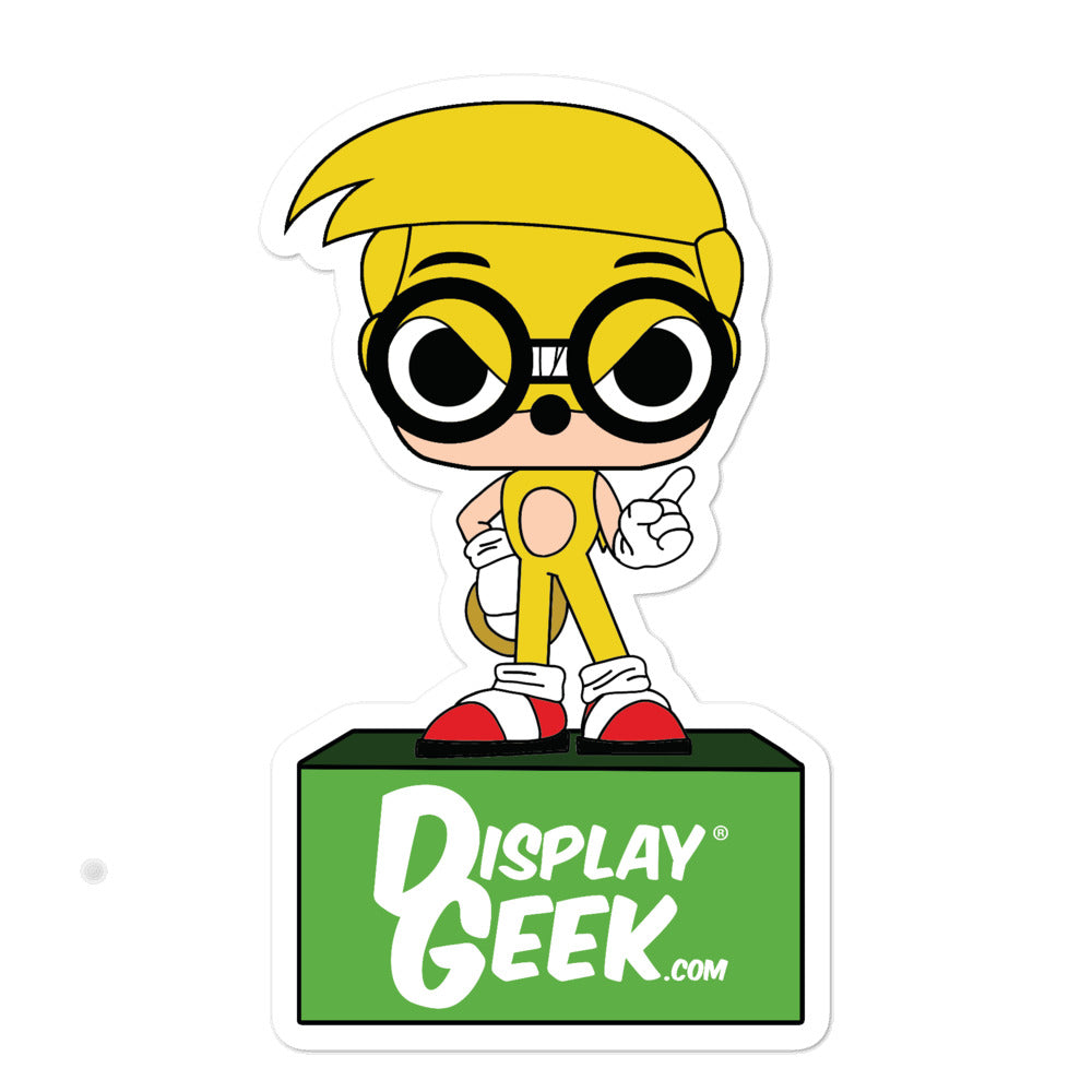 Super Sonic Sticker (DG Mascot Fan Art)– Display Geek, Inc.