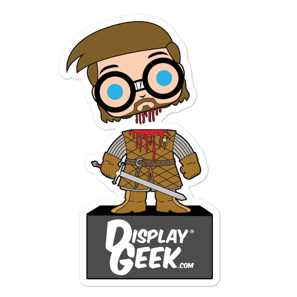 Headless Ned Sticker (DG Mascot Fan Art)– Display Geek, Inc.